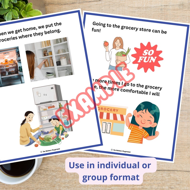 Social Story About Going to the Grocery Store | Life Skills Lesson ...