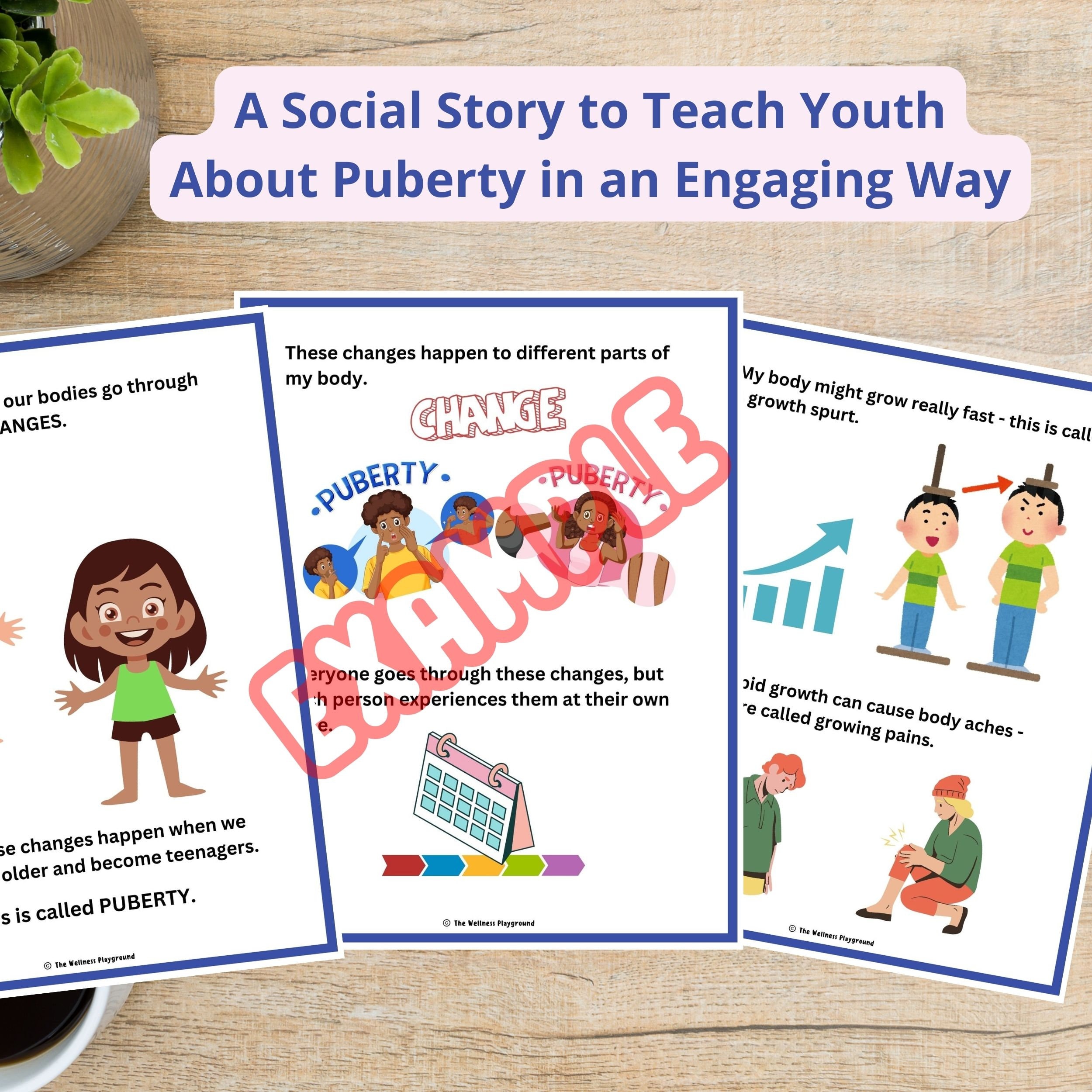 Social Story About Puberty What to Expect Lesson for Kids on Growing up ...