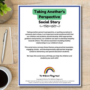 Social Story: Taking Another's Perspective | Empathy Theory of Mind ...