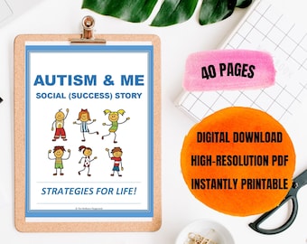 Autism Social Story & Workbook: Strategies for Life! (digital Download ...