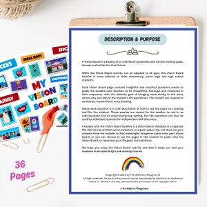 Vision Board Student Activity: Future Planning Lesson (PDF) - Etsy