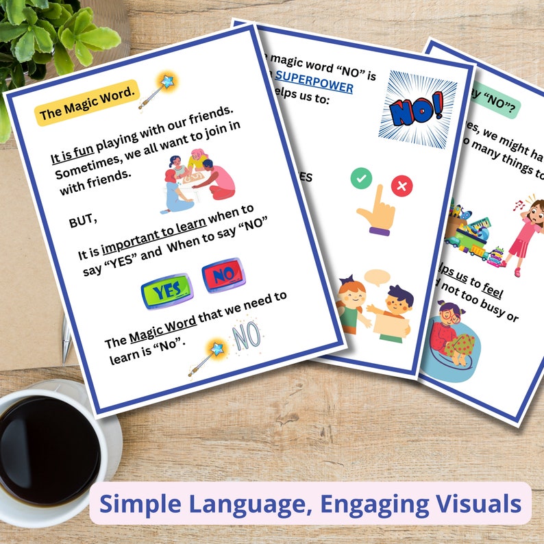 Learning to Say "no" Social Story | Social Stories on Social Skills ...