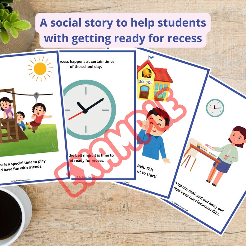 Recess Social Story: Elementary Lesson & Checklist (PDF) - Etsy
