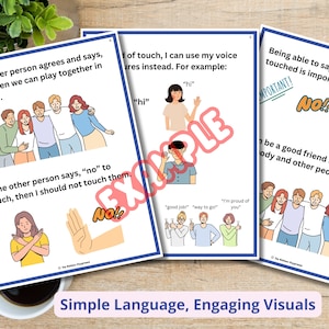 Personal Space Social Story: Respecting Boundaries (PDF) - Etsy