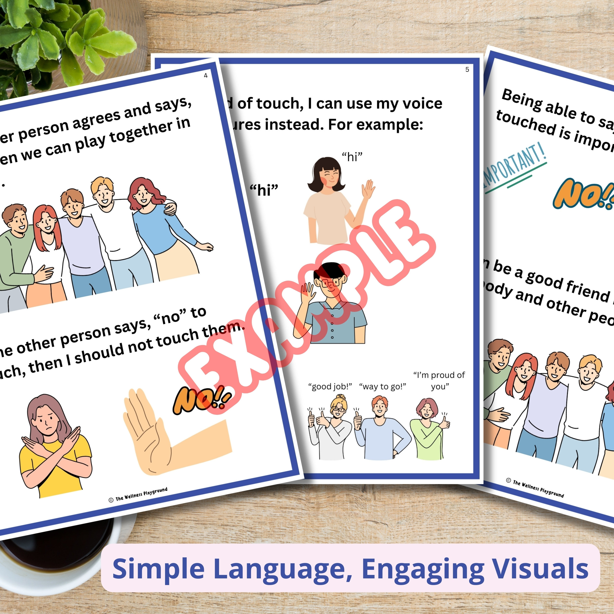 Personal Space Social Story: Respecting Boundaries (PDF) - Etsy