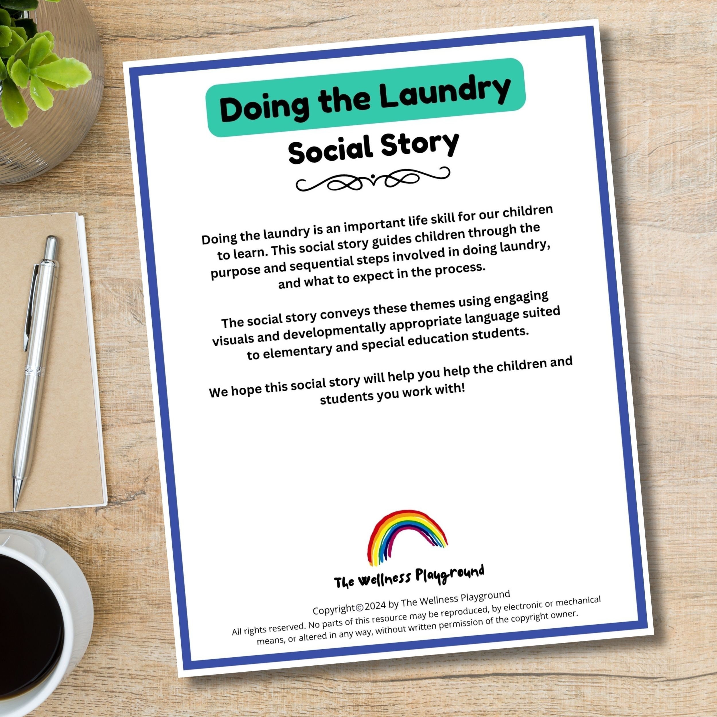 Social Story: Doing the Laundry | Life Skills Lesson | Social Story ...