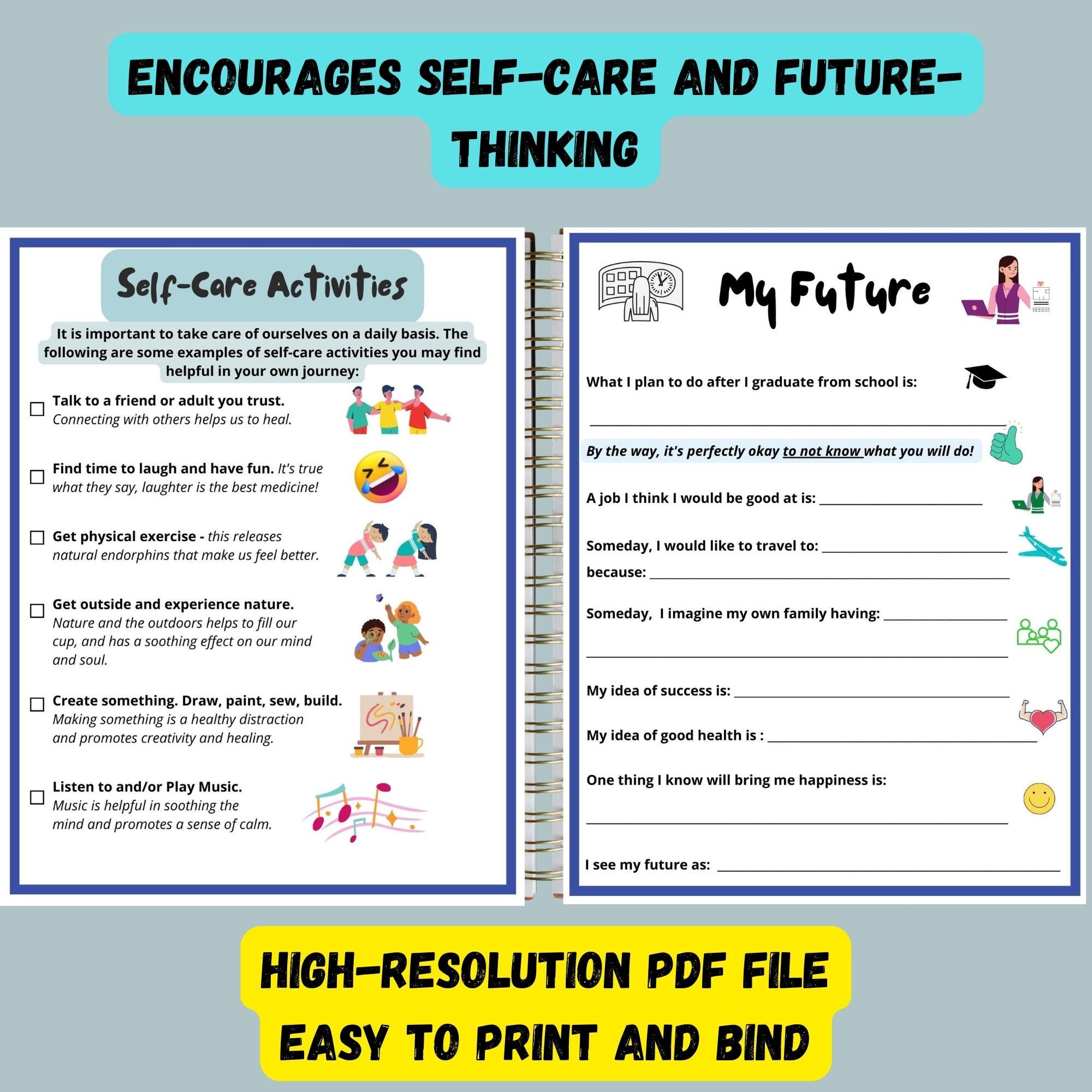 Social Emotional Learning Journal Kids Journal Wellness Journal ...