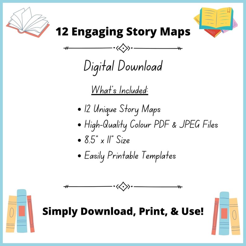 Printable Story Maps | Story Templates | Classroom Literacy Activity ...