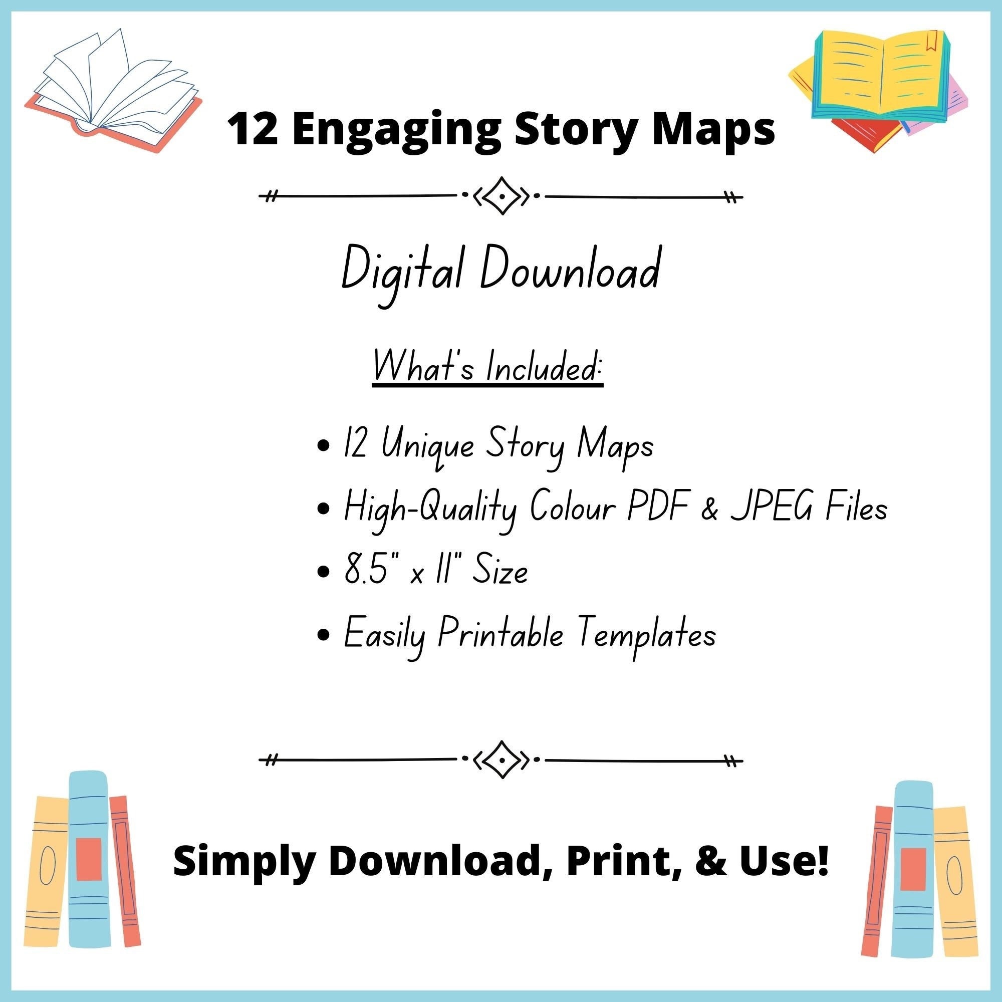 Printable Story Maps | Story Templates | Classroom Literacy Activity ...
