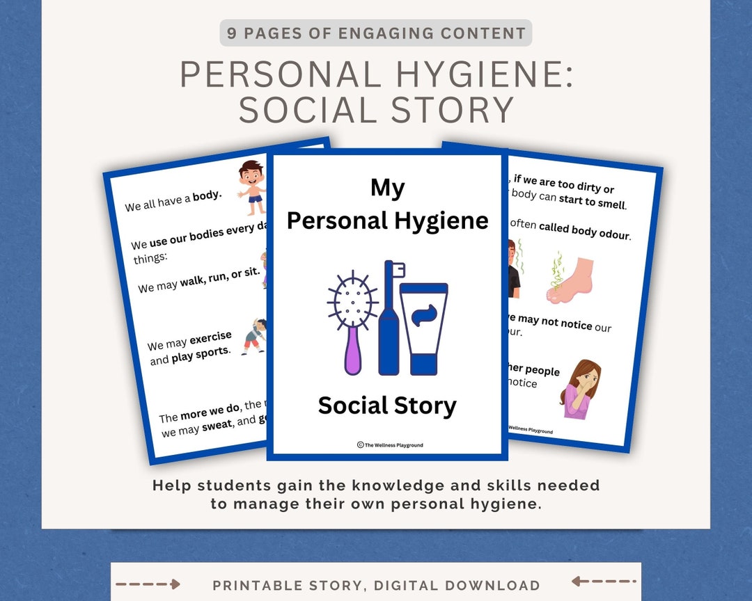 Personal Hygiene Social Story | Printable Digital Social Story ...