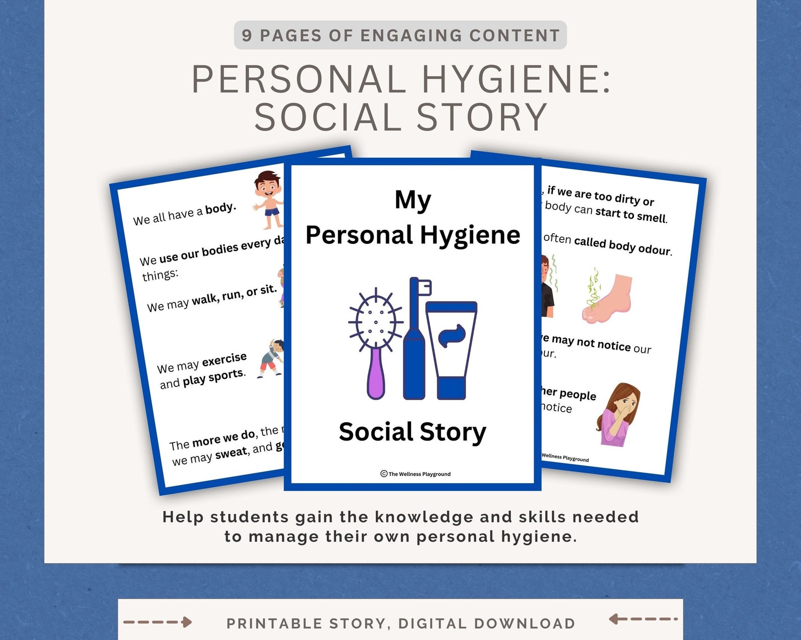 Personal Hygiene Social Story | Printable Digital Social Story ...