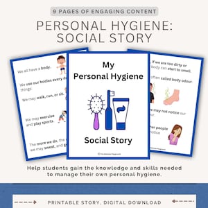 Personal Hygiene Social Story | Printable Digital Social Story ...