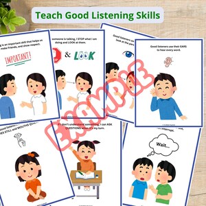 Good Listener Social Story: Elementary Social Skills Lesson (PDF ...