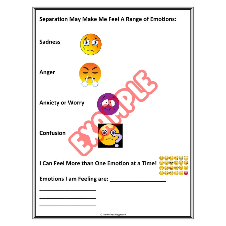 Divorce Social Story for Kids: Family Separation Support (PDF) - Etsy