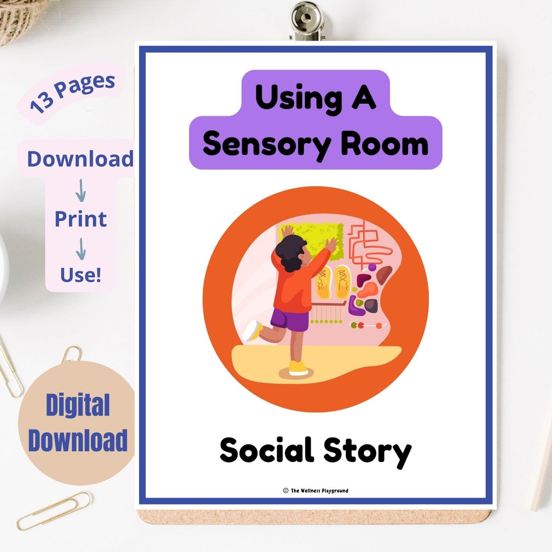 Social Story Using A Sensory Room, Sensory Room Lesson, Autism Social ...
