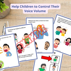 Social Story: Screaming, Controlling My Voice Volume | Emotional ...