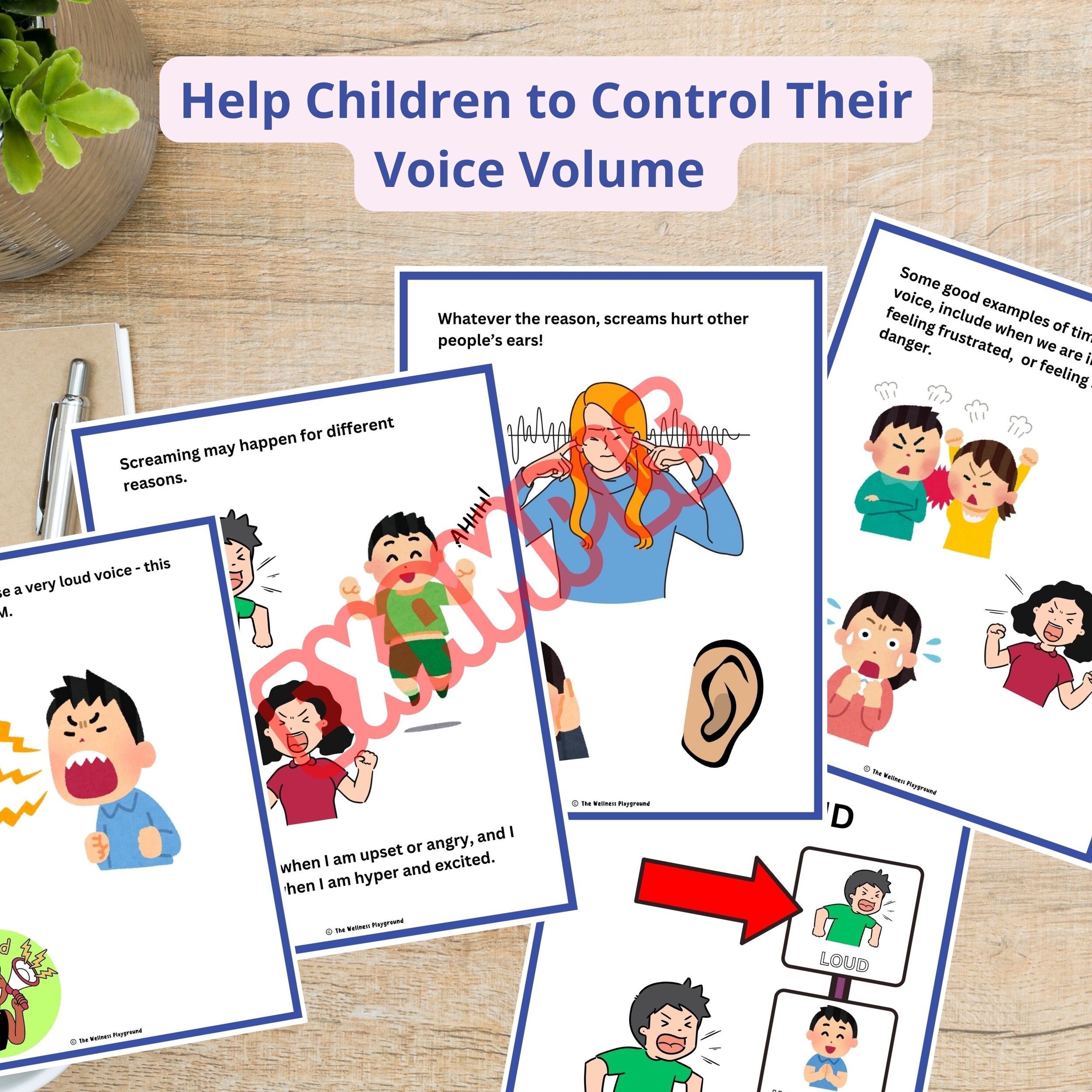 Social Story: Screaming, Controlling My Voice Volume | Emotional ...