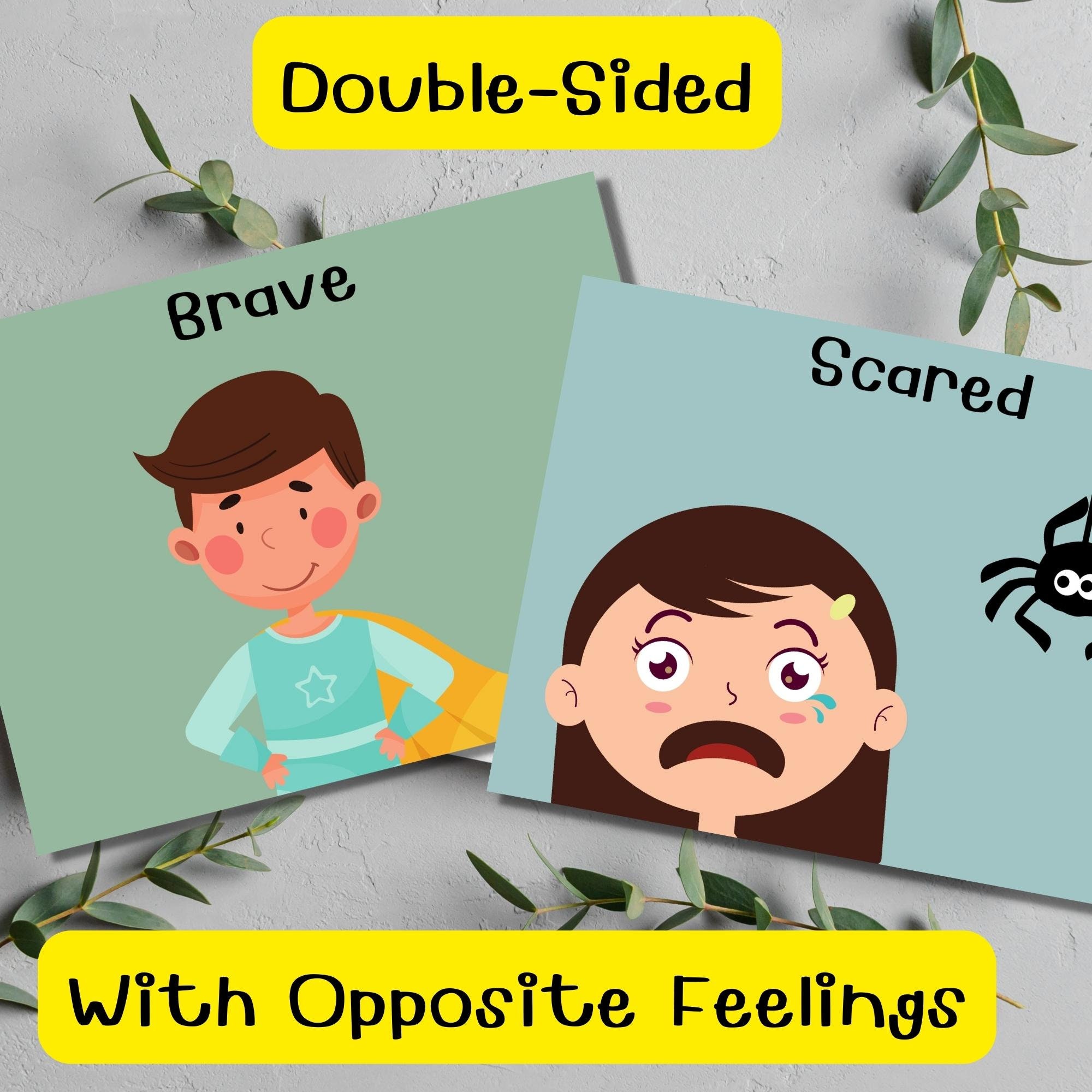 Feelings Cards Visuals for Kids | Emotions Printables | Social ...
