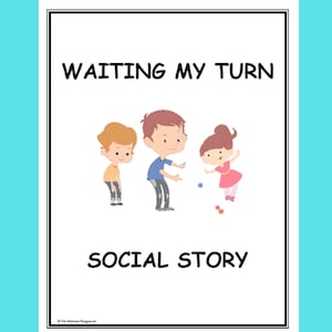 Printable Social Story: Taking Turns - Social Skills (PDF) - Etsy