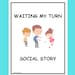 Printable Social Story: Taking Turns - Social Skills (PDF) - Etsy
