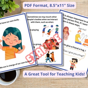 Personal Space Social Story: Respecting Boundaries (PDF) - Etsy