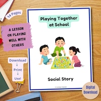 Limiting Screen Time Social Story: Printable Behavior Guide (PDF ...