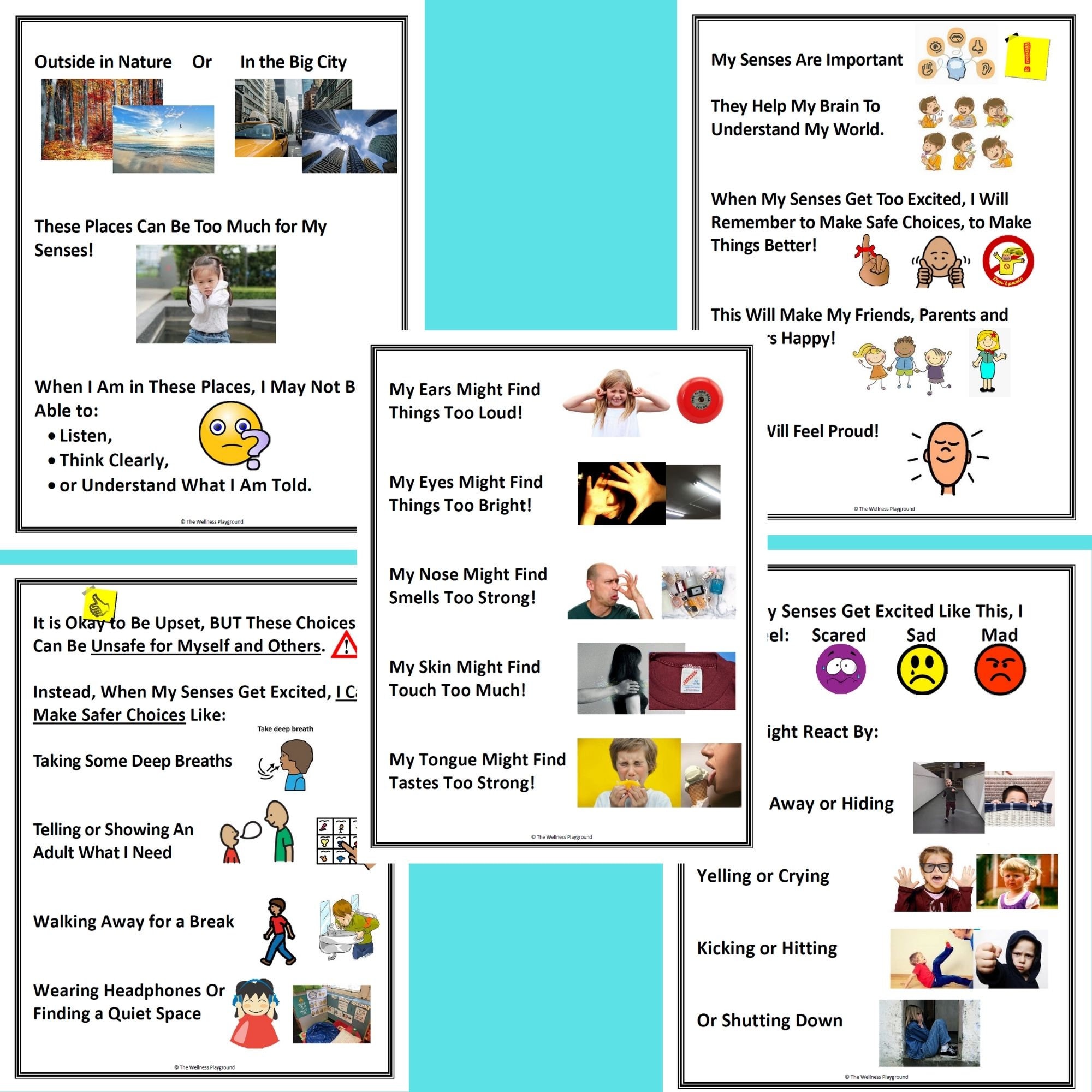 Social Story My Sensory Needs | Self-regulation Social Story | Autism ...
