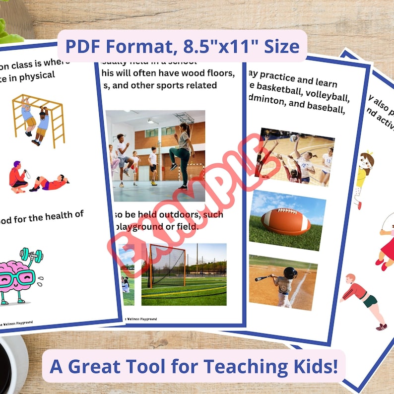 Gym Class Social Story: Phys Ed for Elementary Students (PDF) - Etsy
