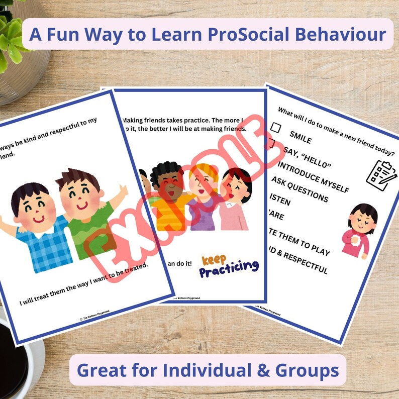 How to Make a New Friend Social Story: Elementary Social Skills (PDF ...