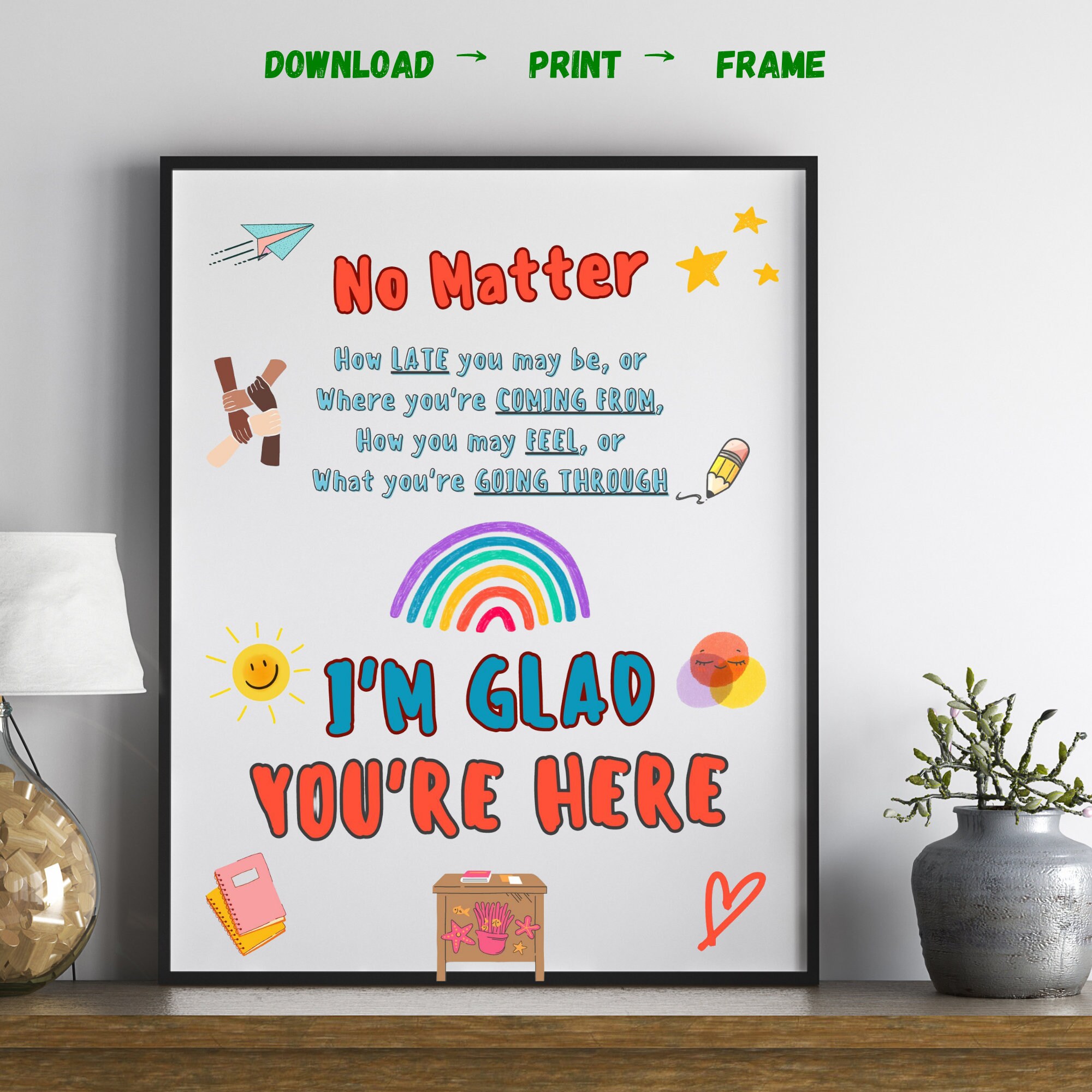 Classroom Door Poster, Classroom Welcome Sign, Printable Classroom ...