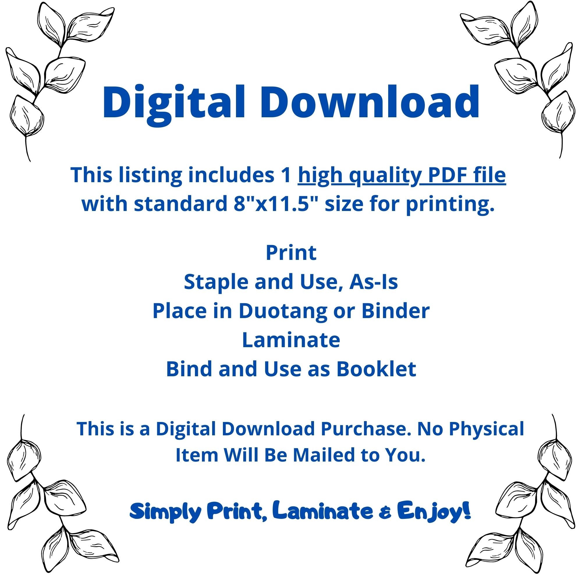 Social Story FASD Student | Digital Classroom Resource | Printable ...