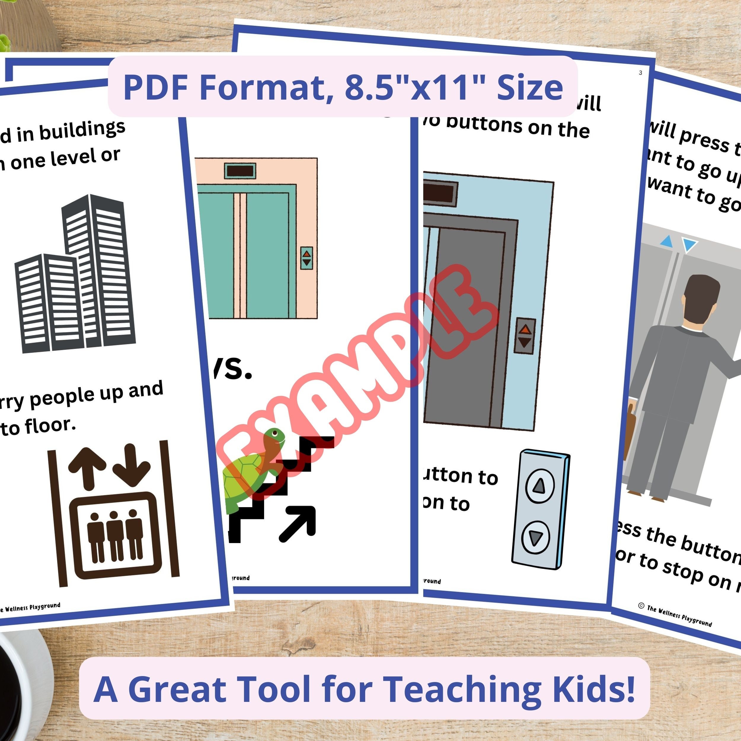 Elevator Social Story: Life Skills Lesson (PDF Download) - Etsy