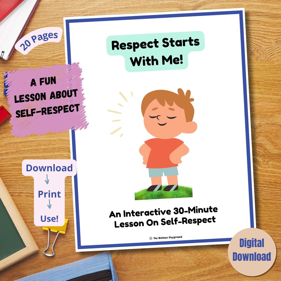 Social Story About Self-respect | Self-esteem Lesson for Elementary ...