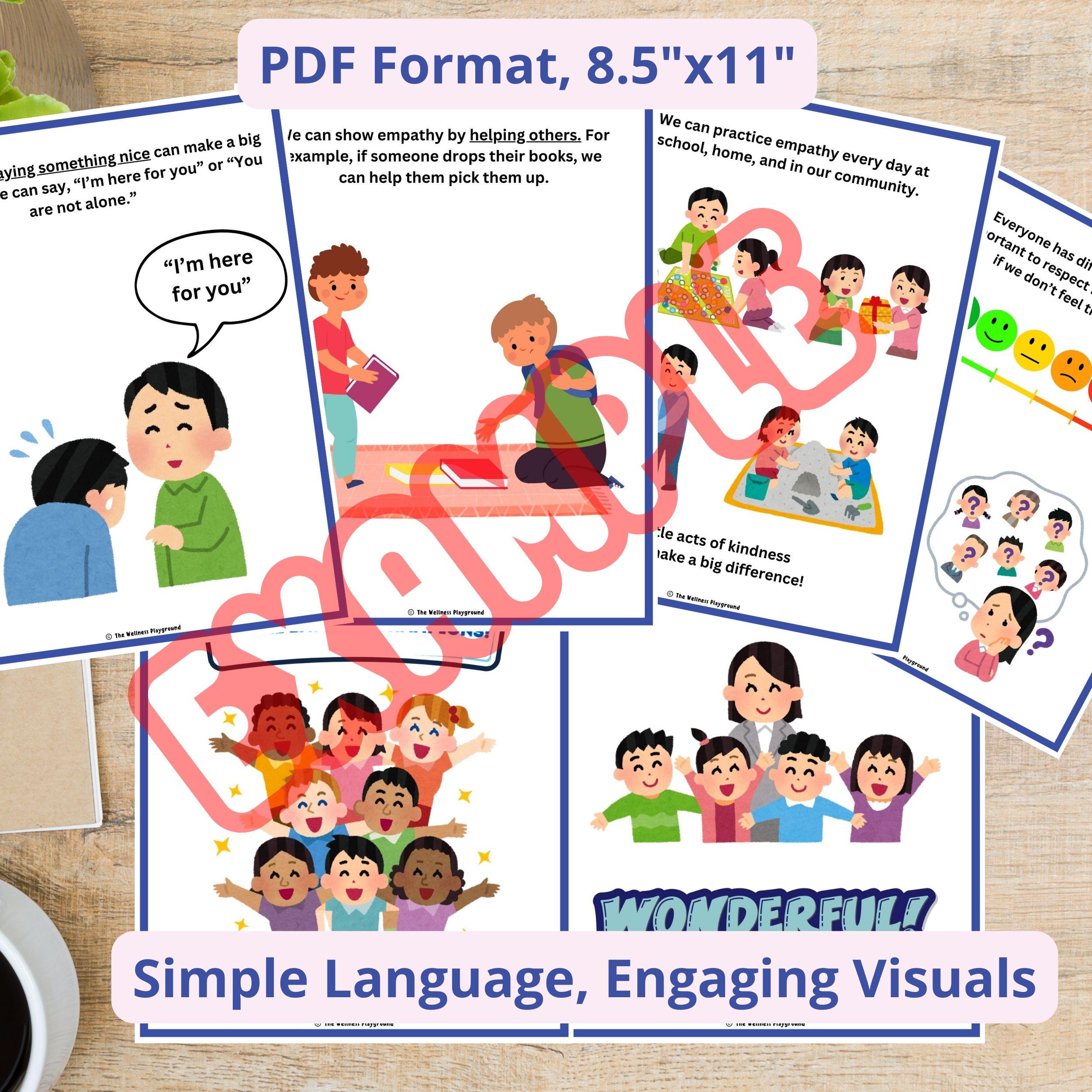 Empathy Social Story: Elementary Feelings Lesson (PDF Download) - Etsy