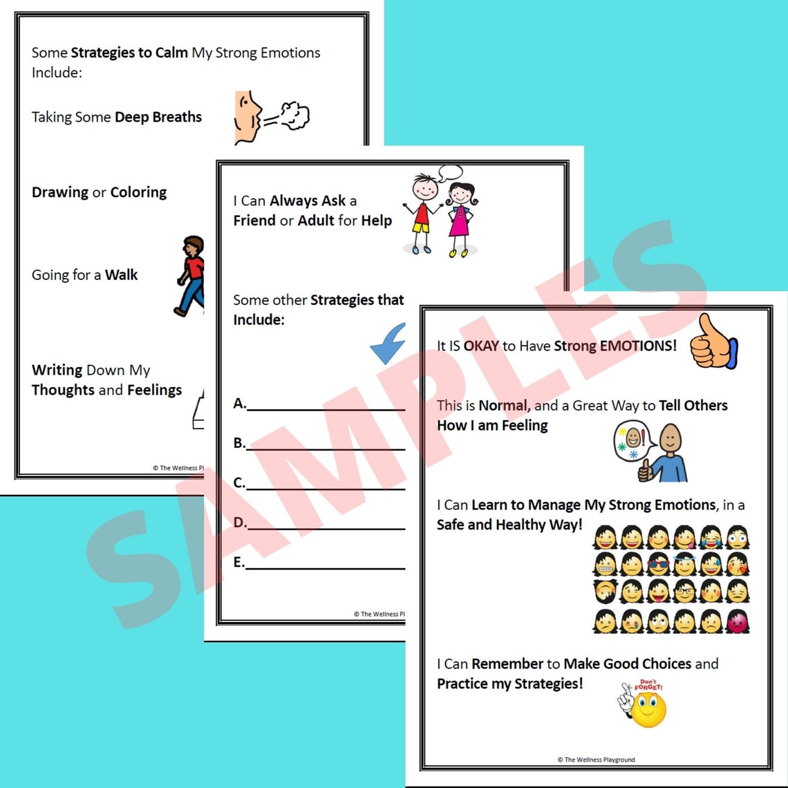 Social Story: Managing Strong Emotions Digital Classroom Resource ...