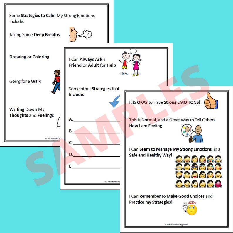 Social Story: Managing Strong Emotions | Digital Classroom Resource ...