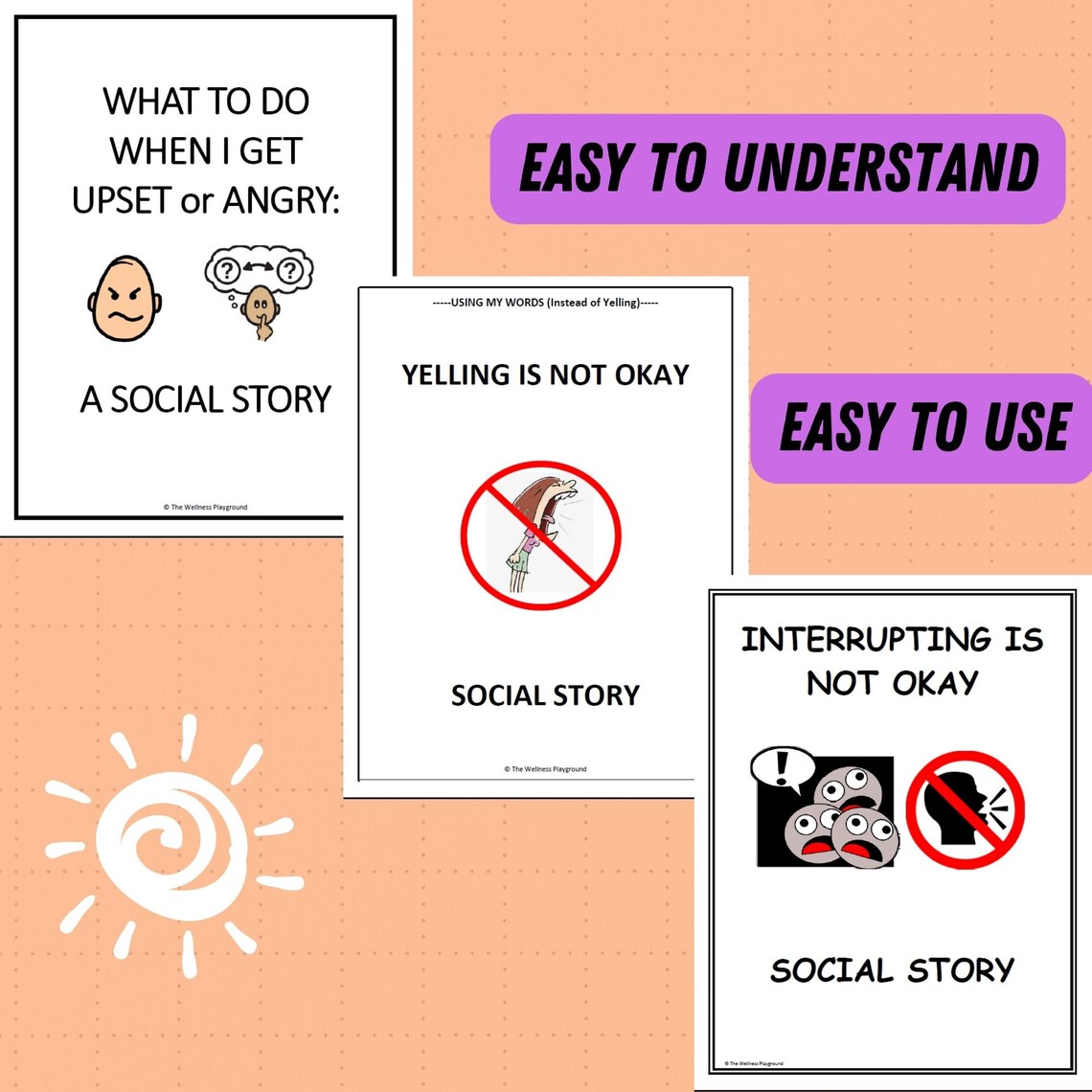 Social Story Bundle 12 Common Classroom Behaviours | Printable Social ...