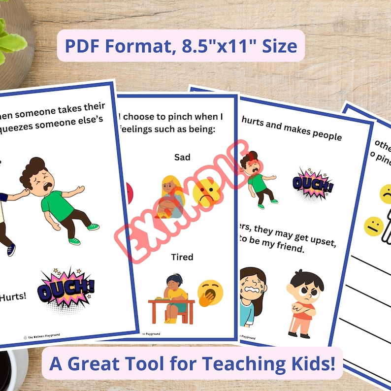 Social Story: No Pinching | Social Emotional Lesson | Behavior Social ...