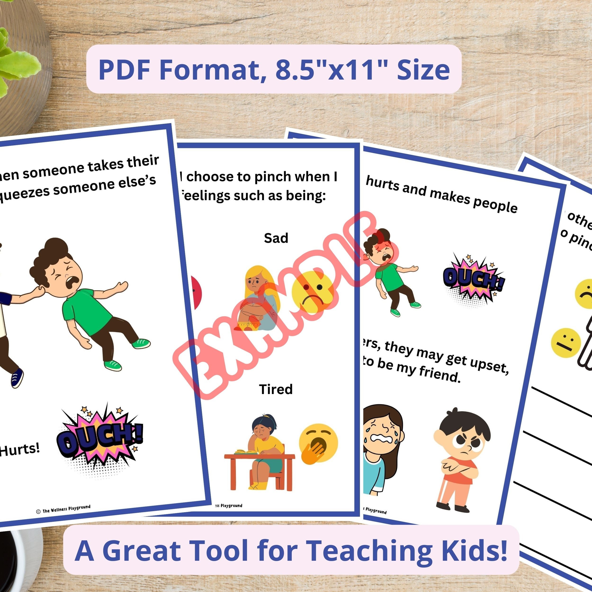 Social Story: No Pinching | Social Emotional Lesson | Behavior Social ...