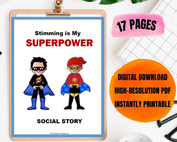 Autism Social Story Stimming Printable Social Story - Etsy UK