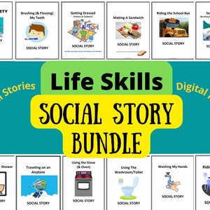 Life Skills Social Story Bundle | 12 Social Stories | Life Skills ...