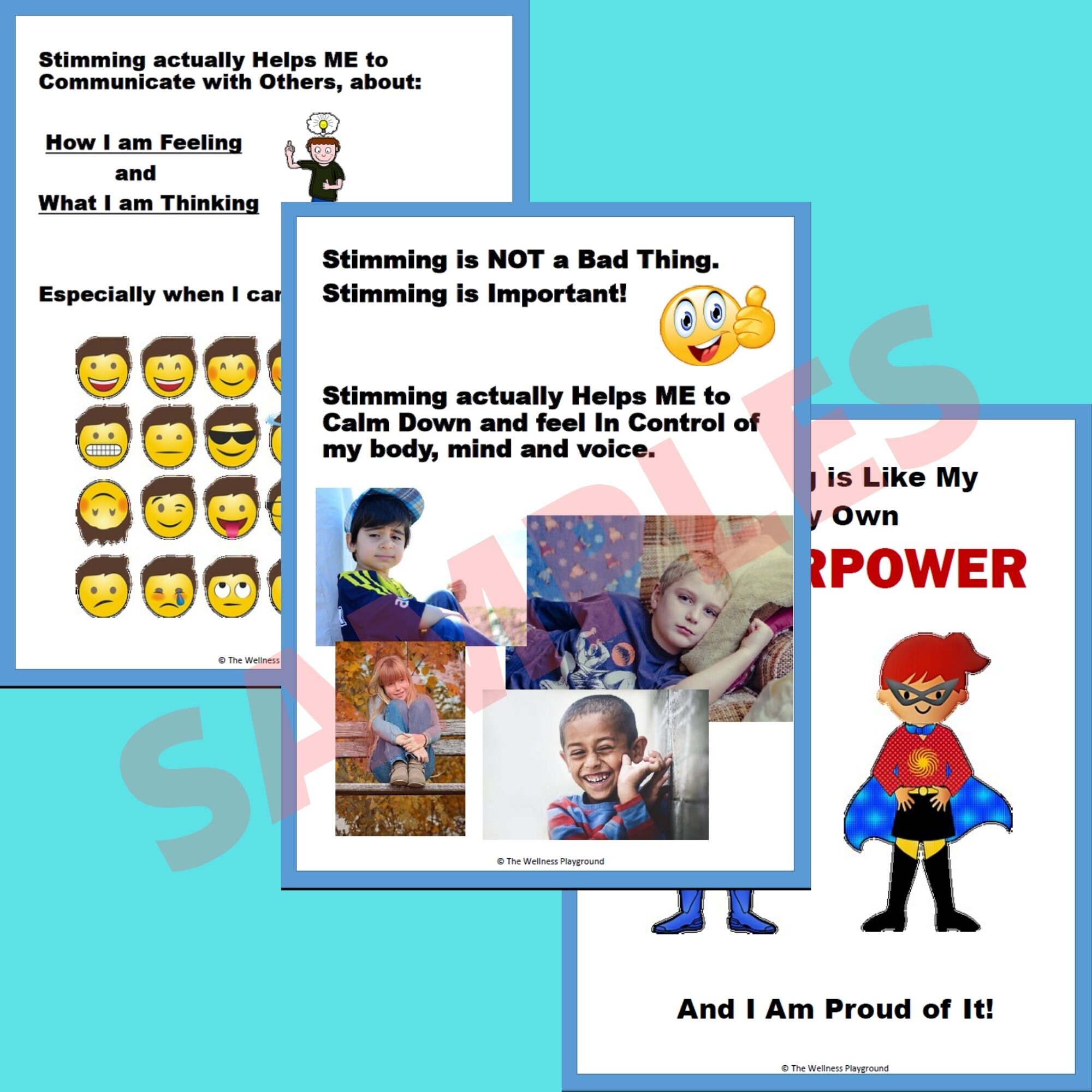Autism Stimming Social Story: Superpower Behavior Lesson (PDF Download ...