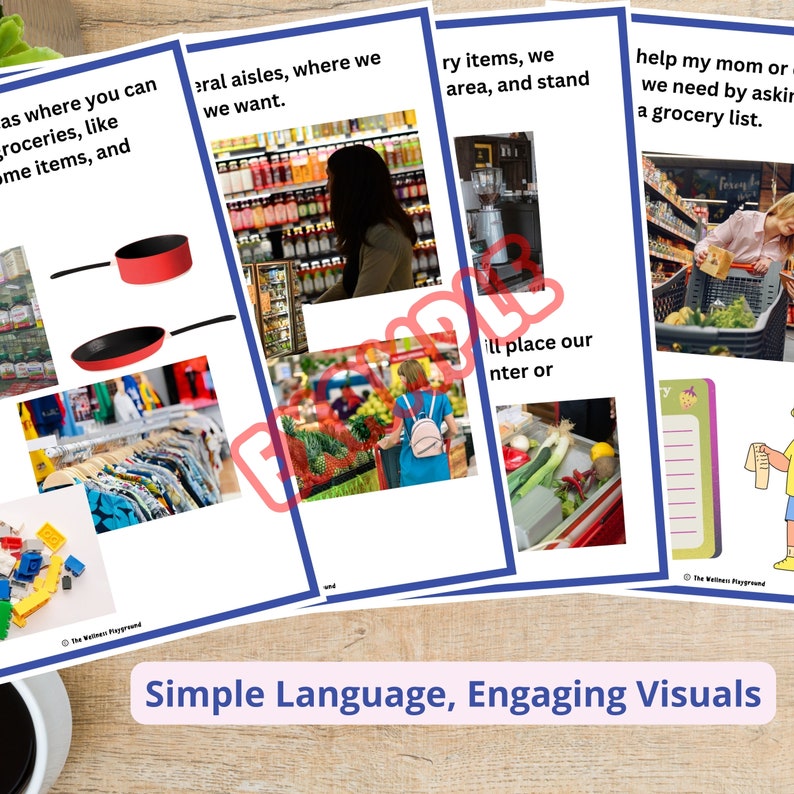 Social Story About Going to the Grocery Store Life Skills Lesson Social ...