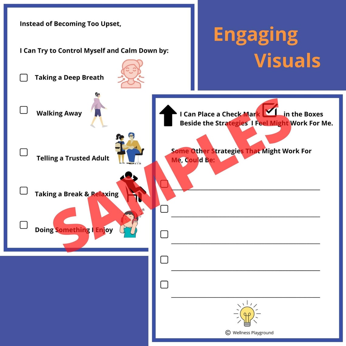 When I Am Frustrated Social Story: Self-regulation Strategies ...