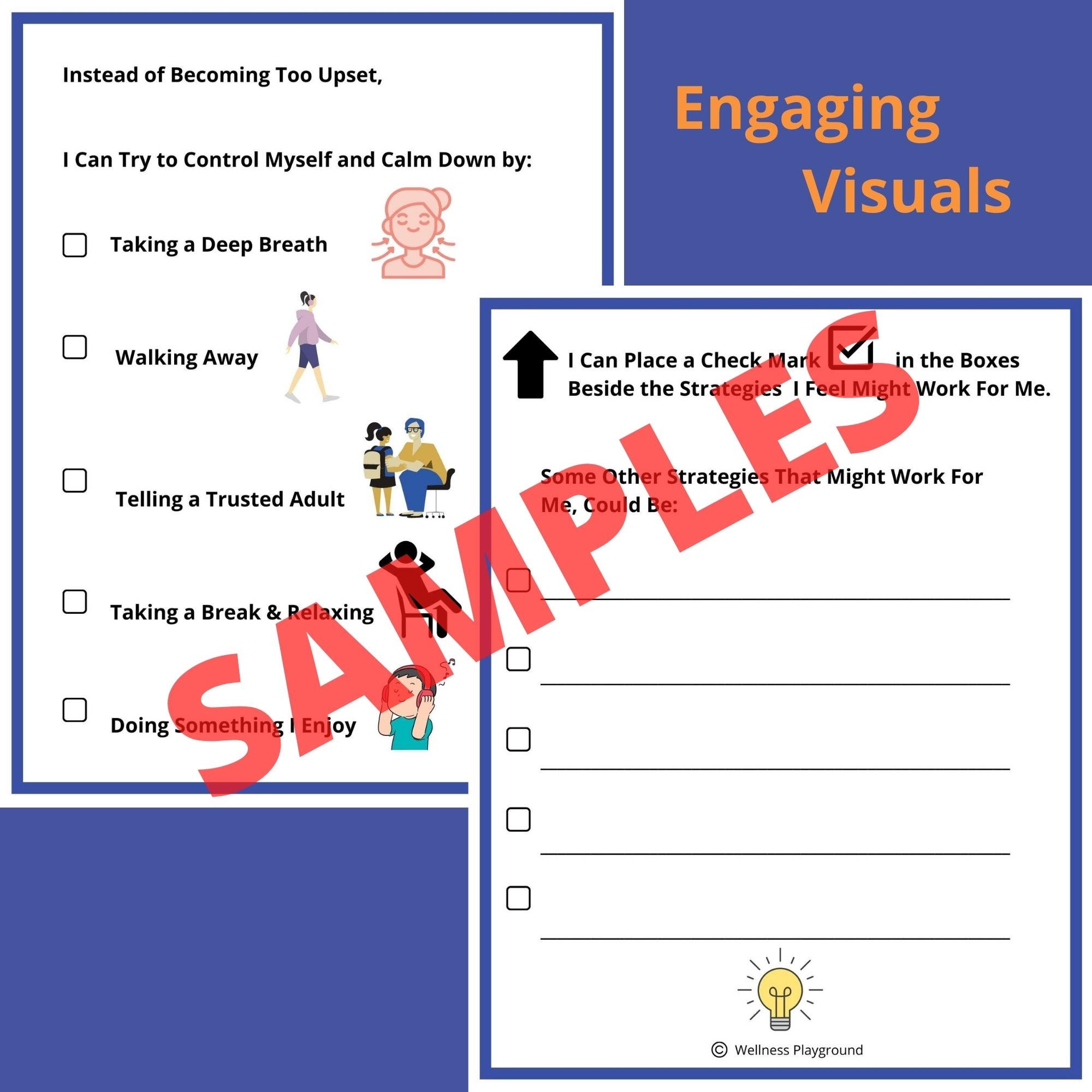 When I Am Frustrated Social Story: Self-regulation Strategies ...