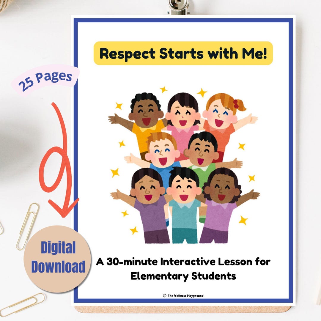 Respect Social Story & SEL Lesson for Elementary | 30-minute Classroom ...