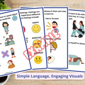 Social Story: When I'm Feeling Sad | Social Story on Feelings and ...