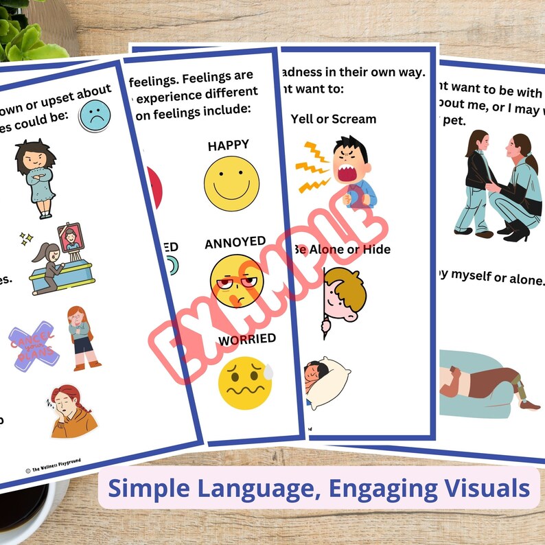 Social Story: When I'm Feeling Sad | Social Story on Feelings and ...