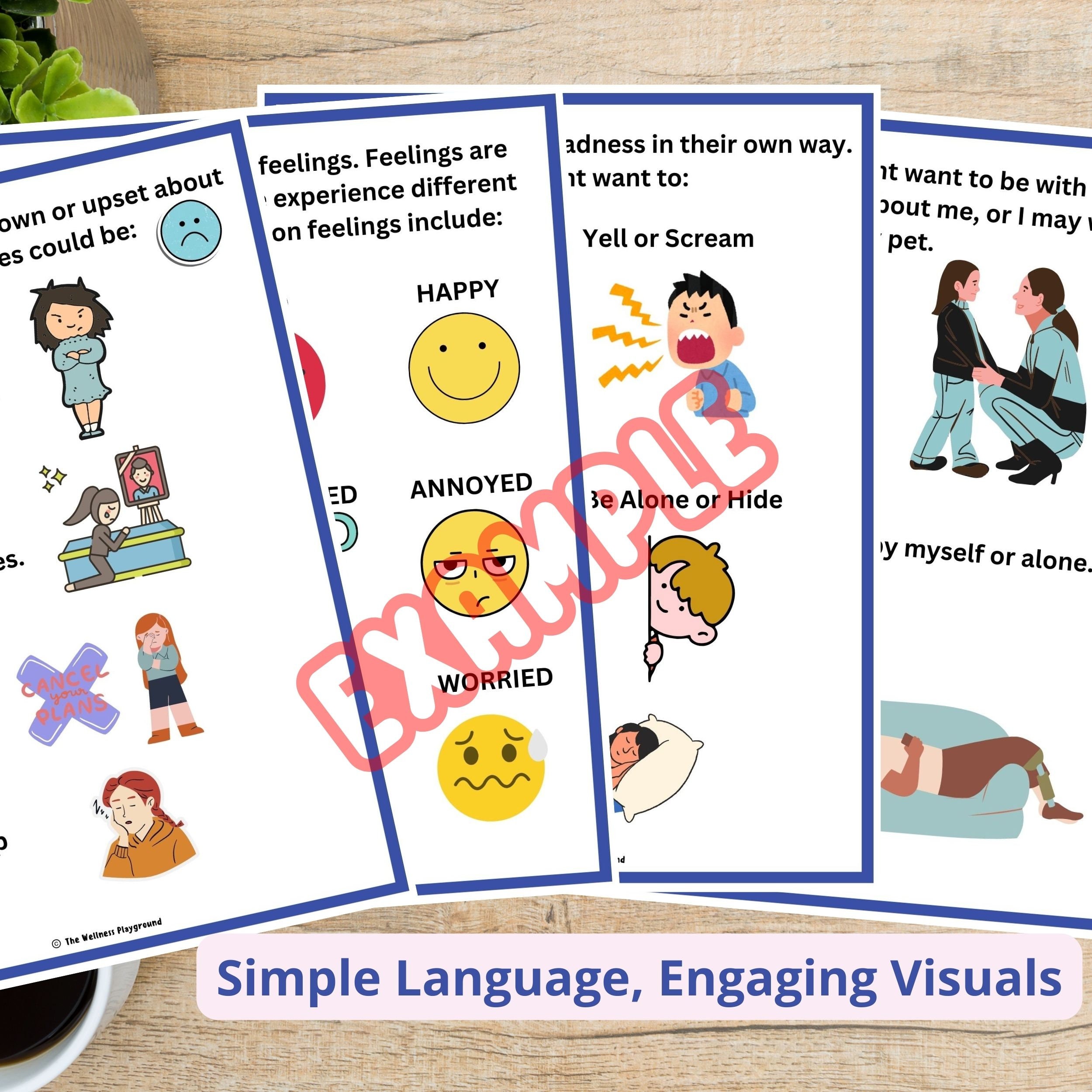 Social Story: When I'm Feeling Sad | Social Story on Feelings and ...