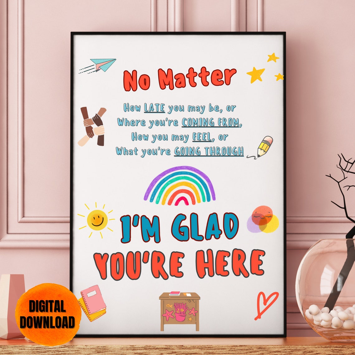 Classroom Door Poster, Classroom Welcome Sign, Printable Classroom ...